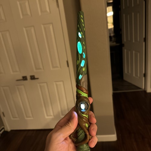 MagiQuest Great Wolf Lodge Wand Brown Green Leaves Vine MagicQuest ...