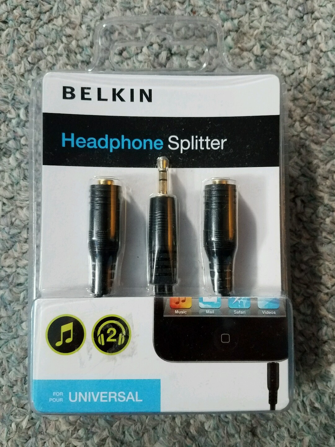 Belkin Headphone Splitter NEW | eBay