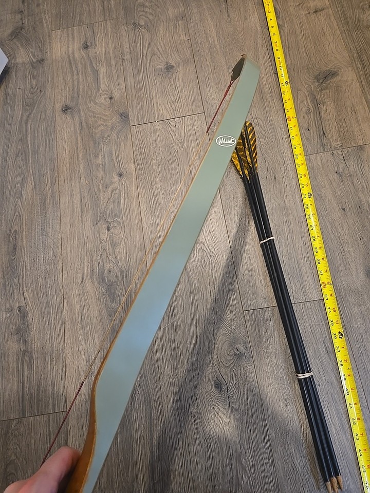 Rare Vtg TRI-STATE ARCHERY CORP 52# 60" WILDCAT RECURVE BOW(Needs ...