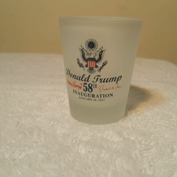 Eagle Donald Trump 45th President Shot Glass Inauguration Shot Glasses ...