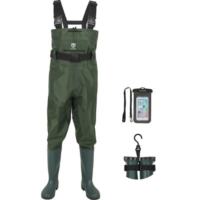 Bootfoot Chest Wader 2ply Nylon/pvc Waterproof Fishing Hunting Waders ...
