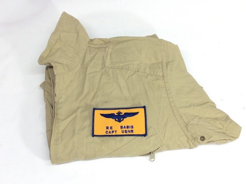 Vintage Named Tan Intermediate Flight Suit Navy Captain Fighter Pilot ...