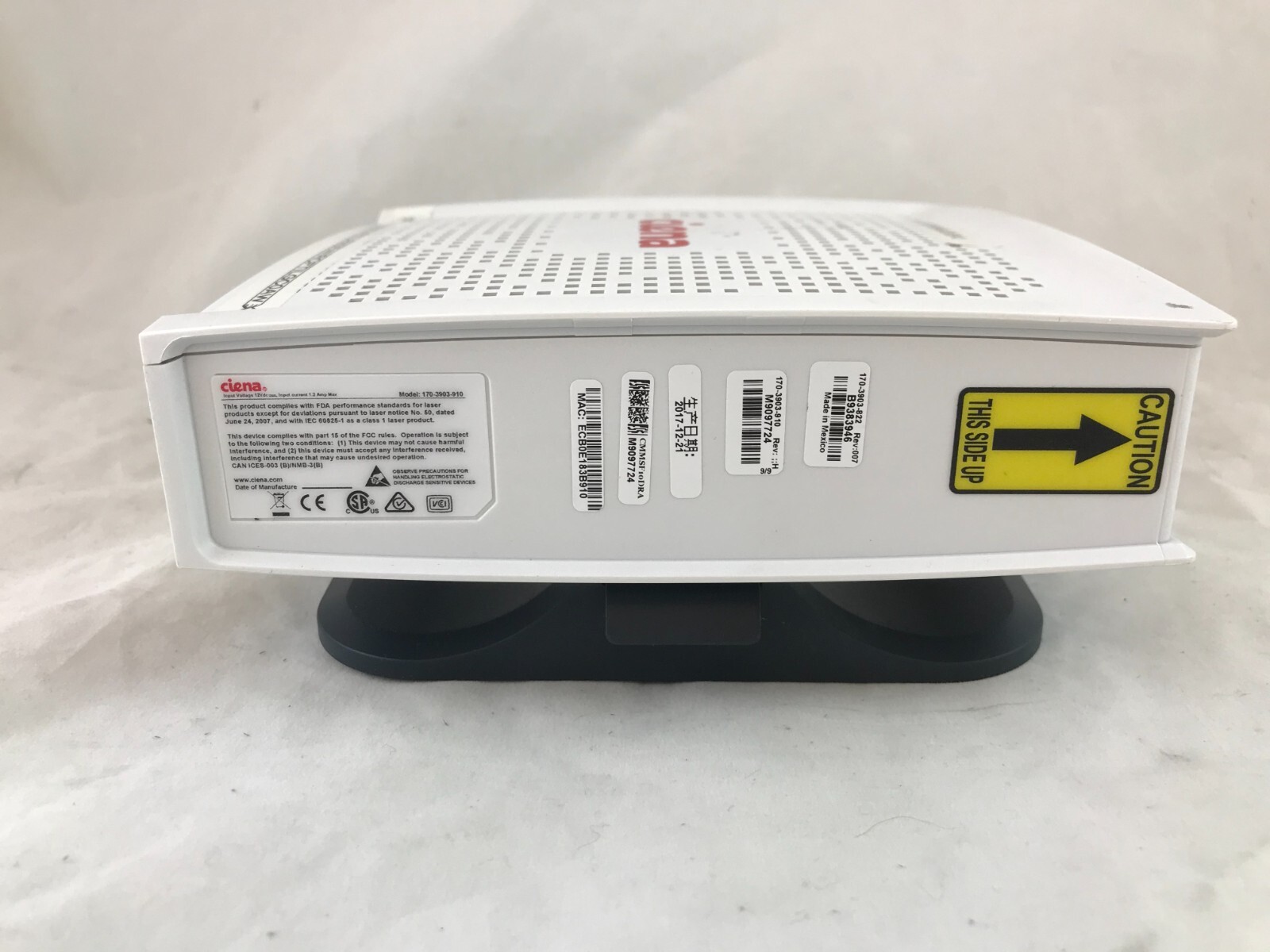 Ciena 3903x Demarcation Switch 170-3903-910 with Power Supply & bracket ...