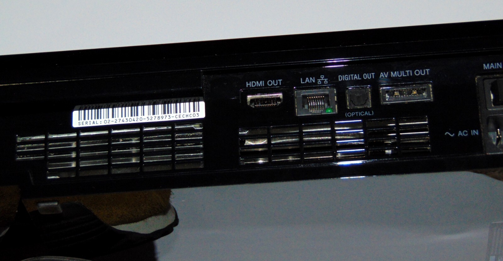 Sony PlayStation 3 PS3 (CECHC03) 300GB Backwards Compatible - Console ...