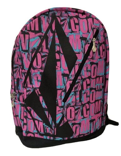 Volcom Messaround Pink Logo Backpack Book Bag Girls | eBay