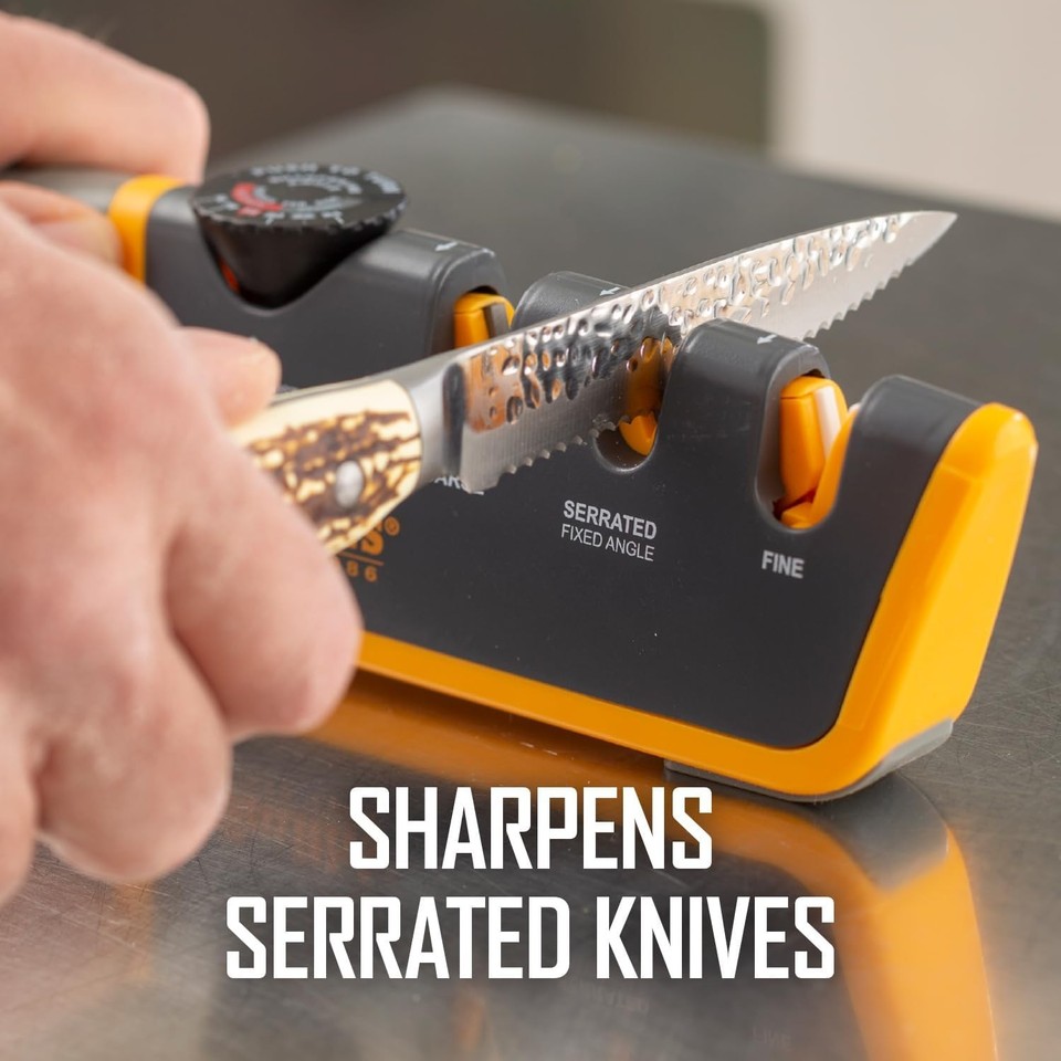 Smith's Ergonomic Knife Sharpener: Adjustable Angle for Superior ...
