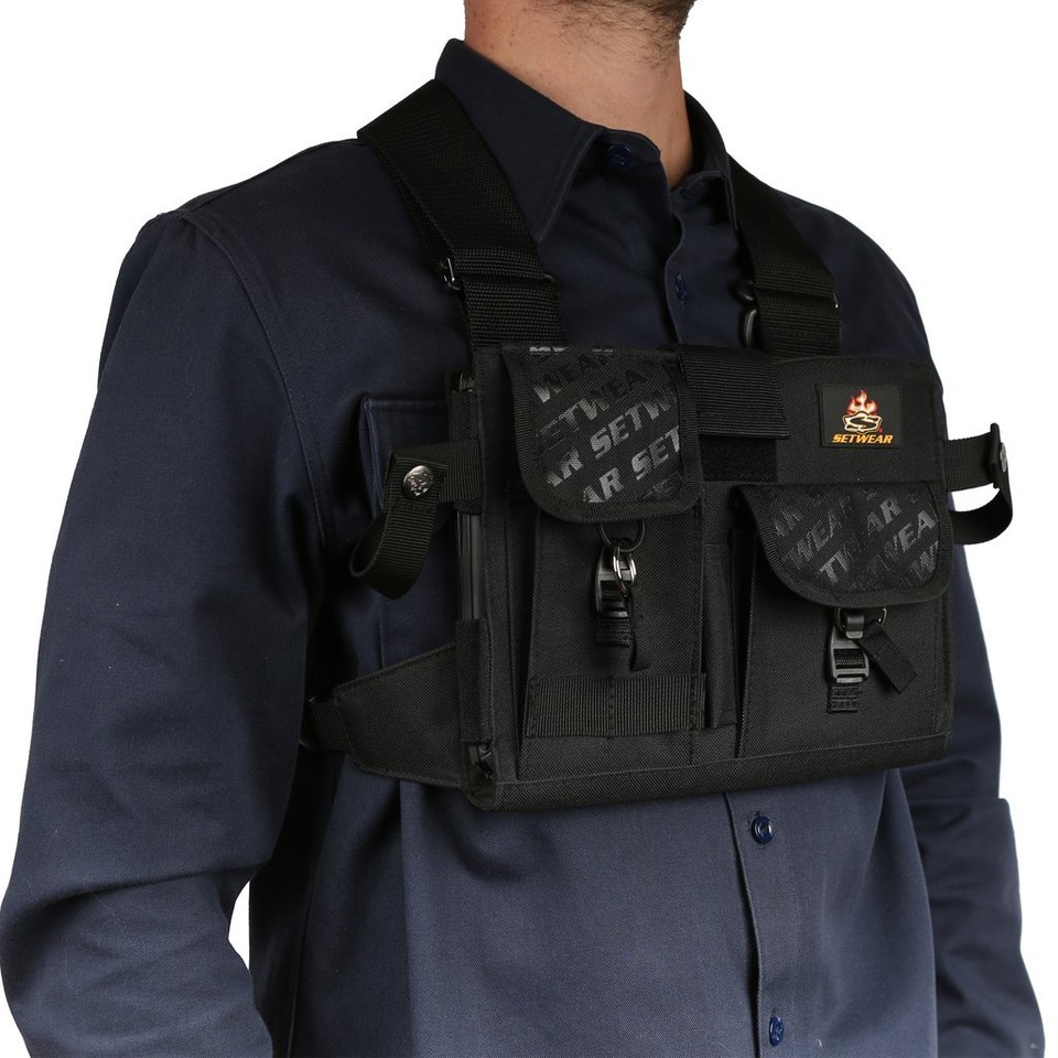 Setwear iPad Chest Pack – Hands-Free Chest Harness for Tablets, Phones ...