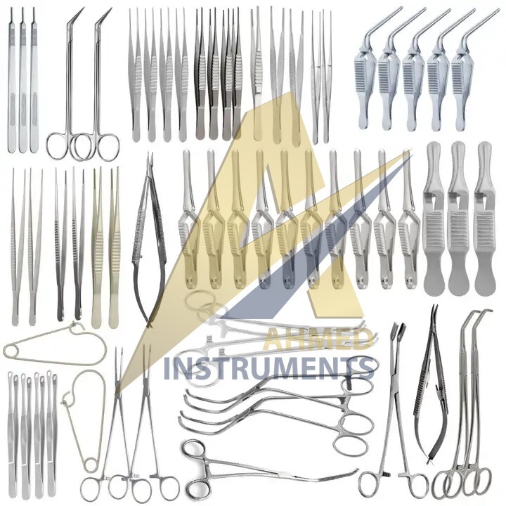 Major Vascular Surgery Set of 61Pcs Surgical Specialty Surgical ...