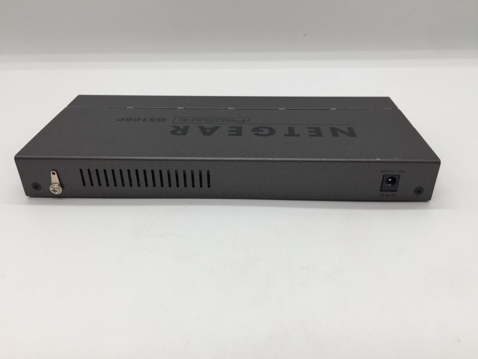 Netgear ProSafe GS108P 8-Port Gigabit PoE Ethernet Switch FREE S/H ...