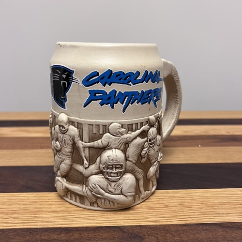 Carolina Panthers Brax Ltd Lite Beer Stein Mug Sculpted 3D NFL Official ...