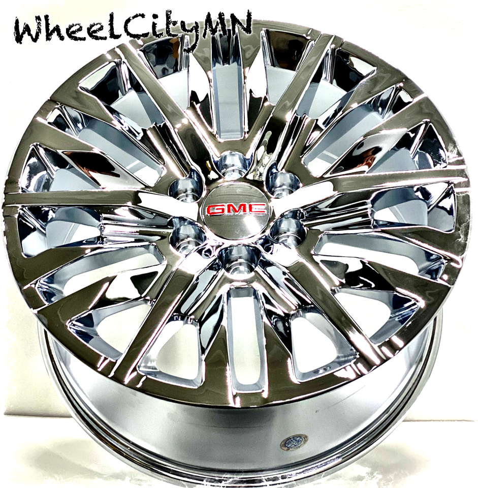 22" Chrome 5921 OE Replica 84437264 Rims fits 2026 GMC Sierra 1500 ...