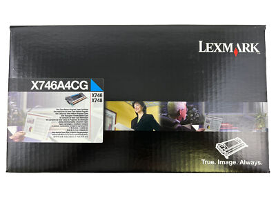 Brand New Sealed Lexmark X746A4CG Cyan Toner Cartridge X746, X748 | eBay