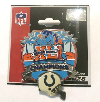 Indianapolis Colts LE Super Bowl XLI Champions Helmet Pin LGBP | eBay