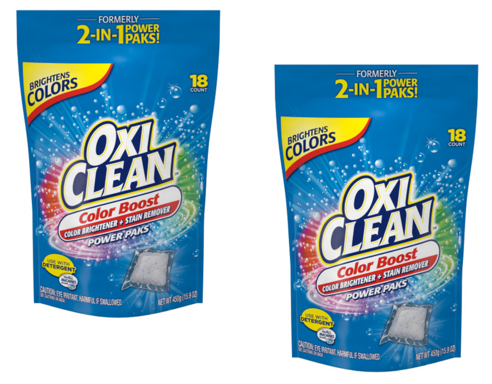 OxiClean Color Boost Power Paks 18 Count - Pack of 2 | eBay
