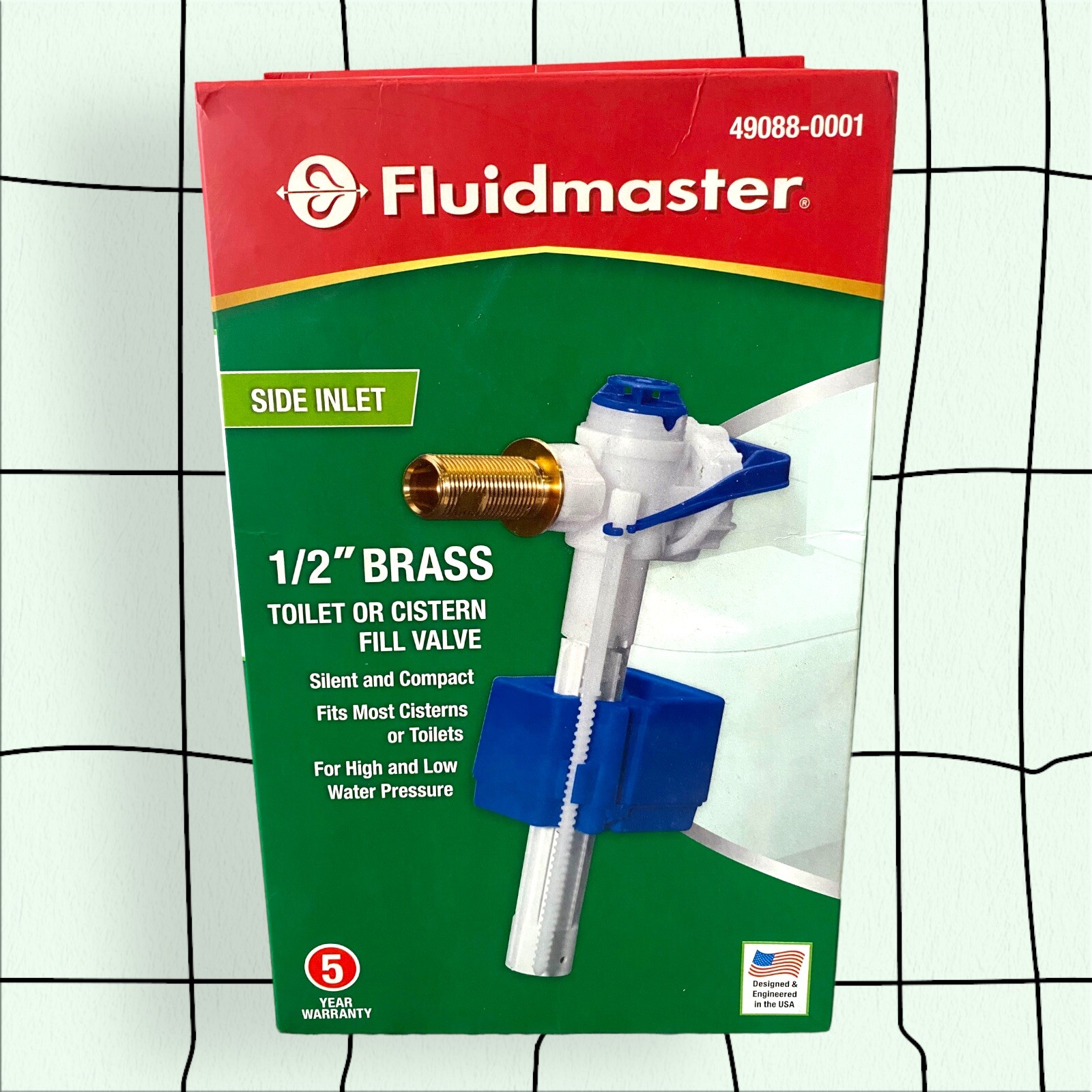 Fluidmaster 1/2 Inch Side Inlet Float Valve 747uk for sale online | eBay