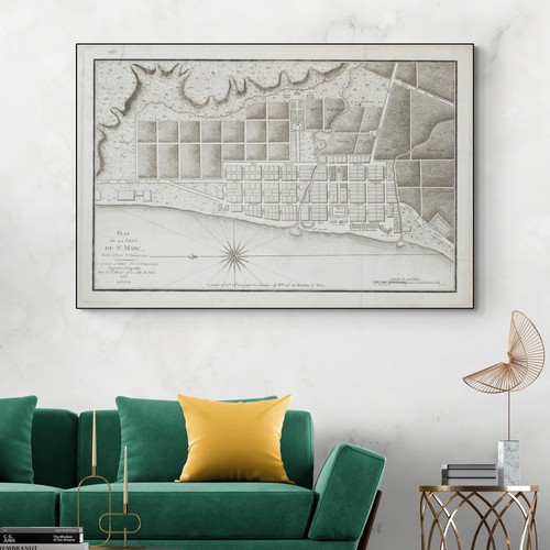 1786 Map of Saint-Marc Haiti – Colonial Geography & Pre-Independence ...