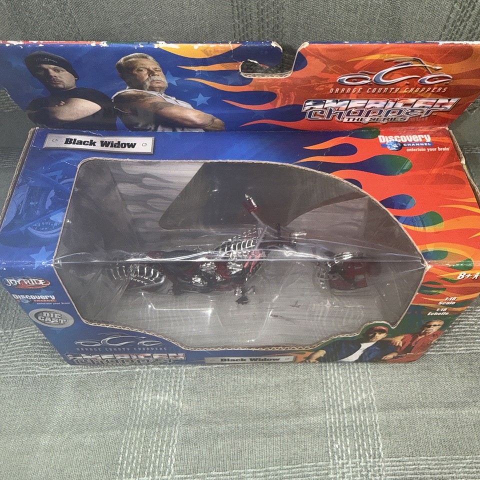 OCC American Chopper The Series ~ Black Widow Chopper 37168 ~ 1:18 ...