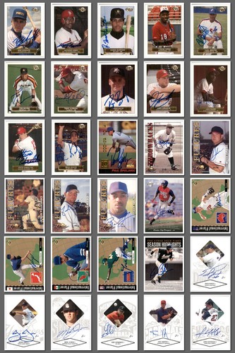 Lot Of (30) Signed Baseball Cards MLB/MILB RC Rookie Auto AU Autograph ...