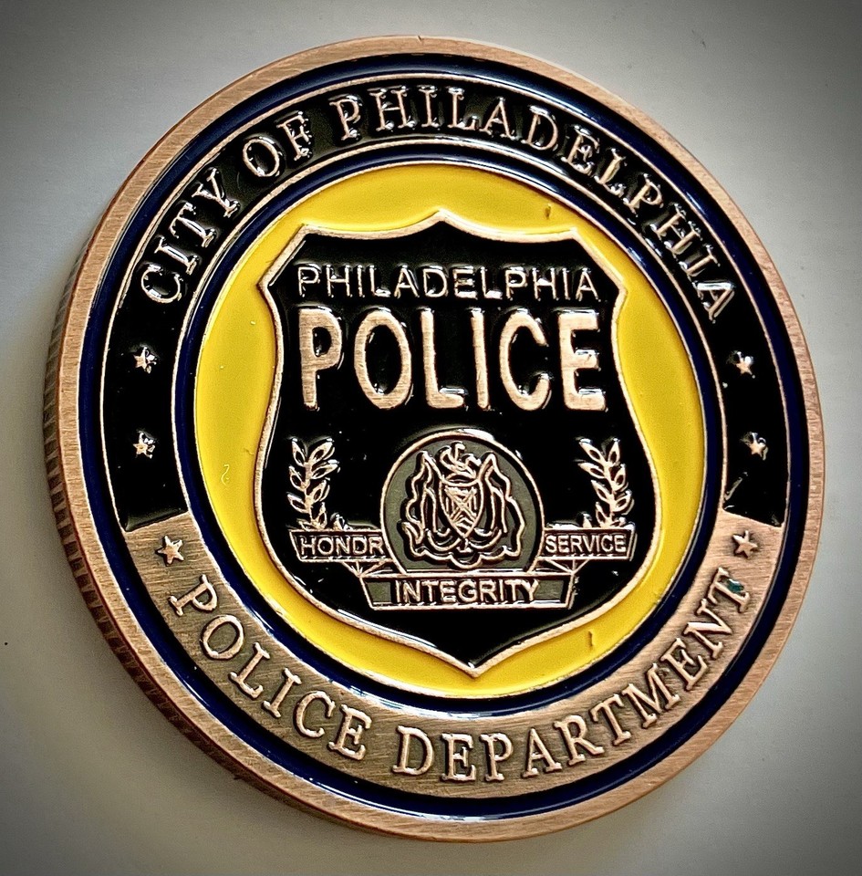 Philadelphia Police Department Challenge Coin-Copper Colored-New-St ...
