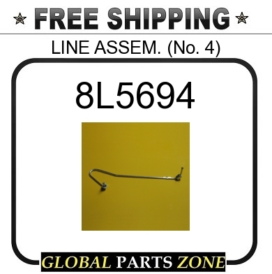 8L5694 - LINE ASSEM. (No. 4) 5S7174 9S1230 for Caterpillar (CAT) | eBay