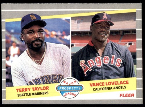 1989 Fleer #651 Terry Taylor Vance Lovelace Rookie | eBay