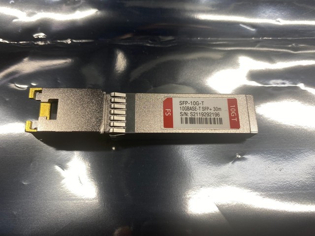 FS 10G BASE-T SFP Tranceiver SFP-10G-T for sale online | eBay