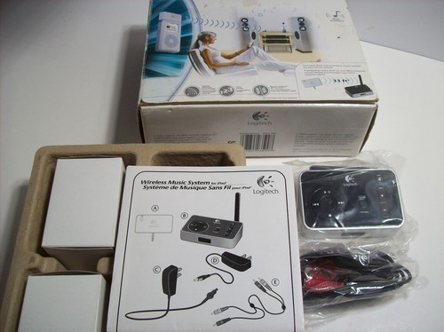 LOGITECH WIRELESS MUSIC SYSTEM FOR IPOD ONLY, Transmitter Remote, New ...