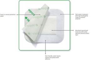 Mepore Ultra Sterile Dressing(s) 7 x 8 cm Waterproof - Wounds Tattoos ...