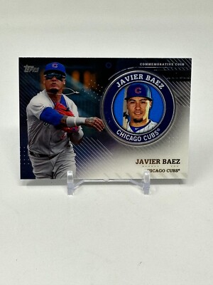2020 Topps Baseball Javier Baez Player Medallion Card #TPM-JBA | eBay