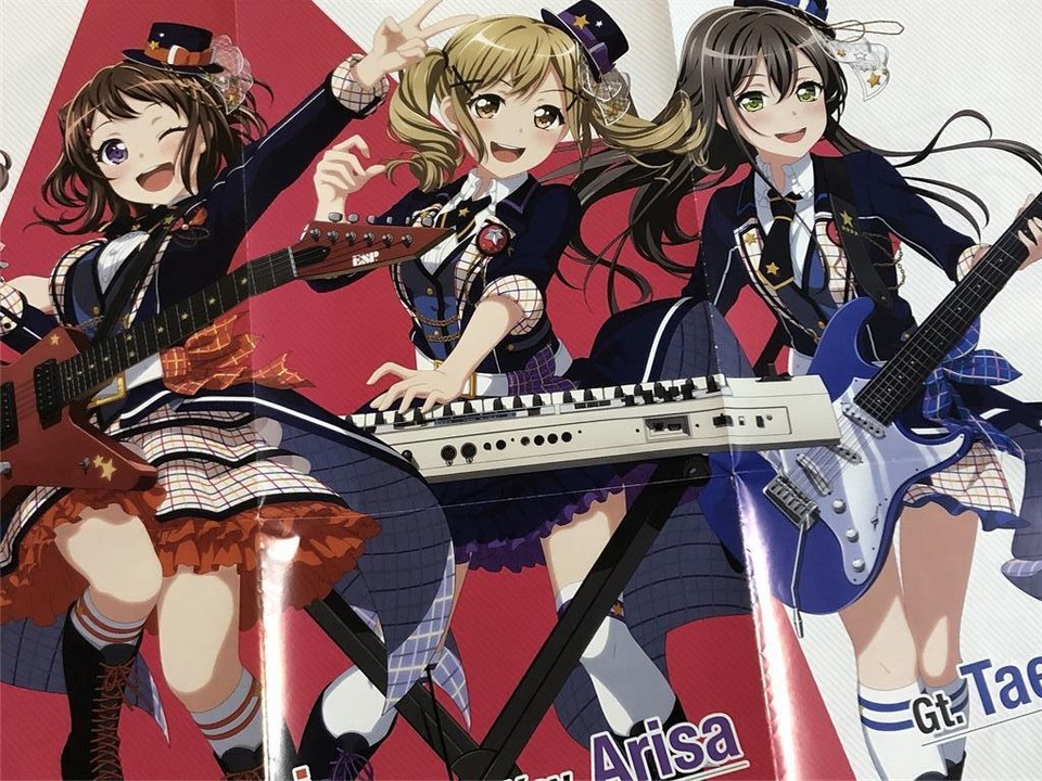 BUSHIROAD BanG Dream! 7th Live Roselia Poppin Party Official Japan BIG ...