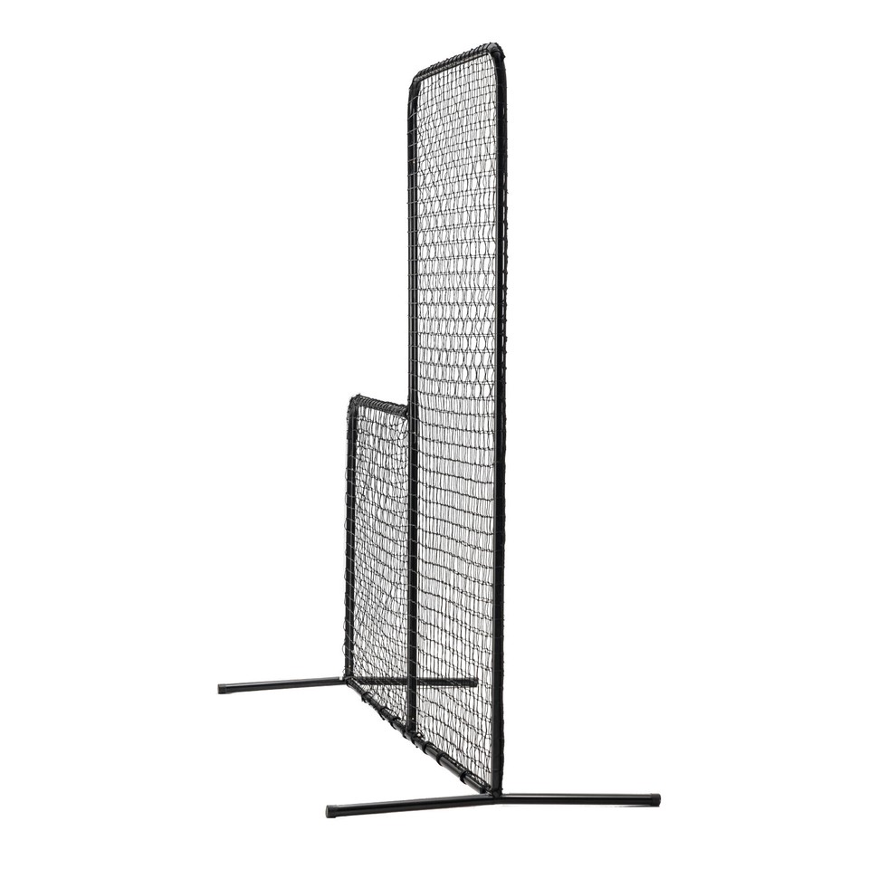 L Screen Baseball Pitching Net for Batting Cage Softball Screen 7x7ft ...