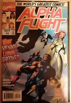 ALPHA FLIGHT 3 VOLUME 2 MARVEL COMICS EDITION ORIGINALE SCOTT CLARK STEVE SEAGLE | eBay