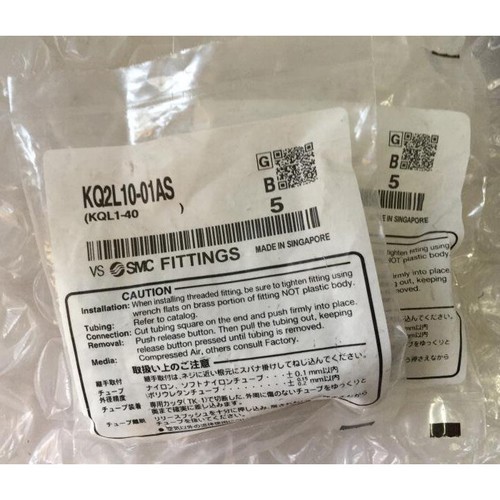 1Bag/5PCS New SMC KQ2L10-01AS Connector KQ2L1001AS Free Shipping | eBay