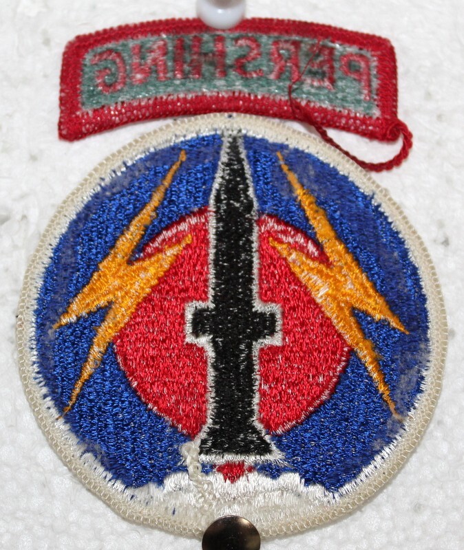 US Army 56th Field Artillery Command Pershing Tab & Patch Insignia Full ...