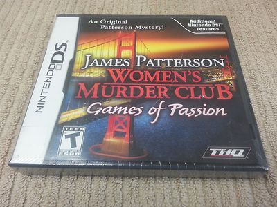 James Patterson Women's Murder Club Games of Passion Nintendo DS New ...