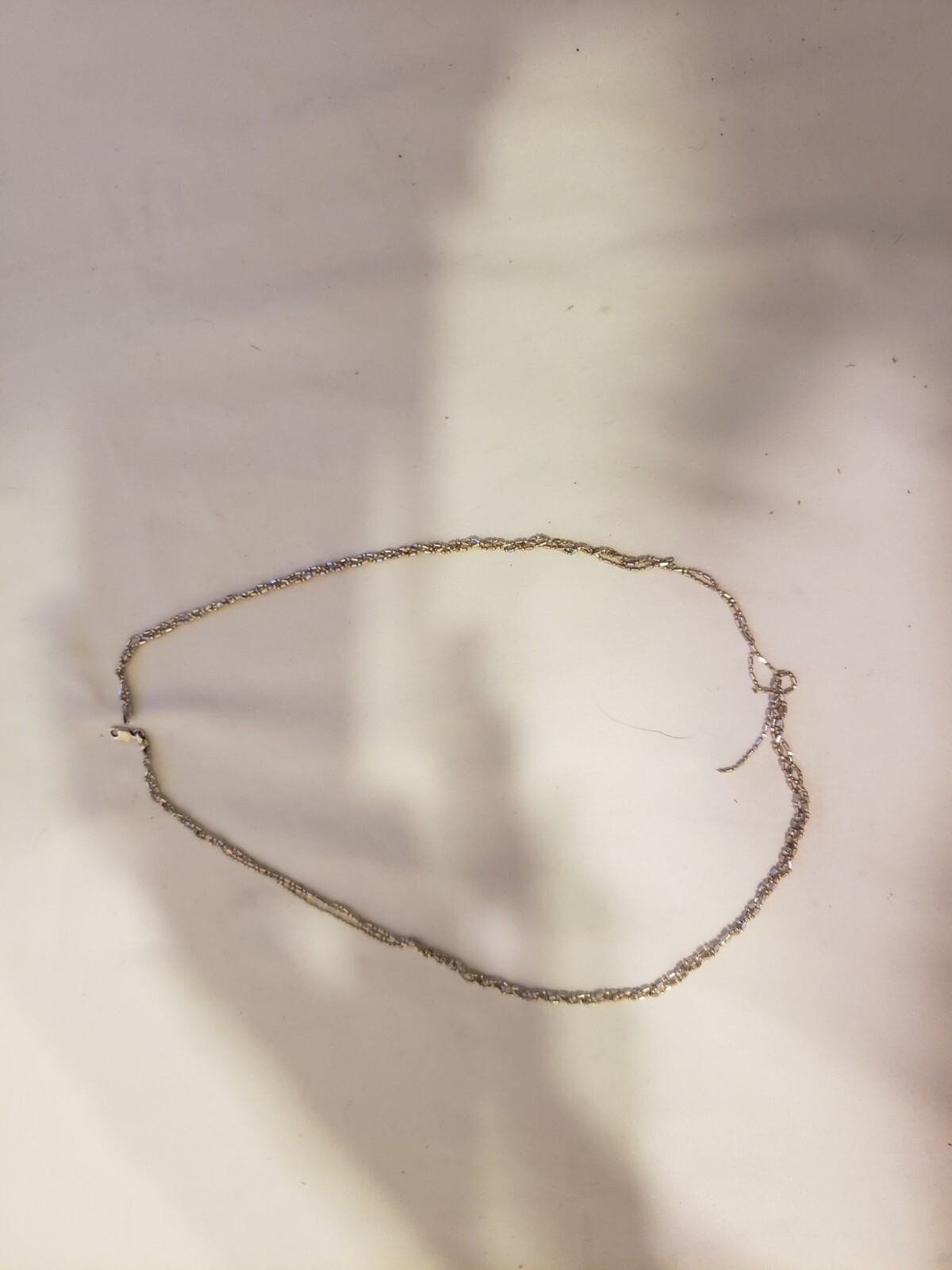 Sterling Silver 925 MD28V MEXICO Chain Necklace 22", NEEDS REPAIR, 9 ...