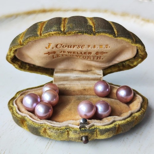≪Sakura Pearl≫ Nuclear Freshwater Pearl 18K Yellow Gold Necklace 【Made ...