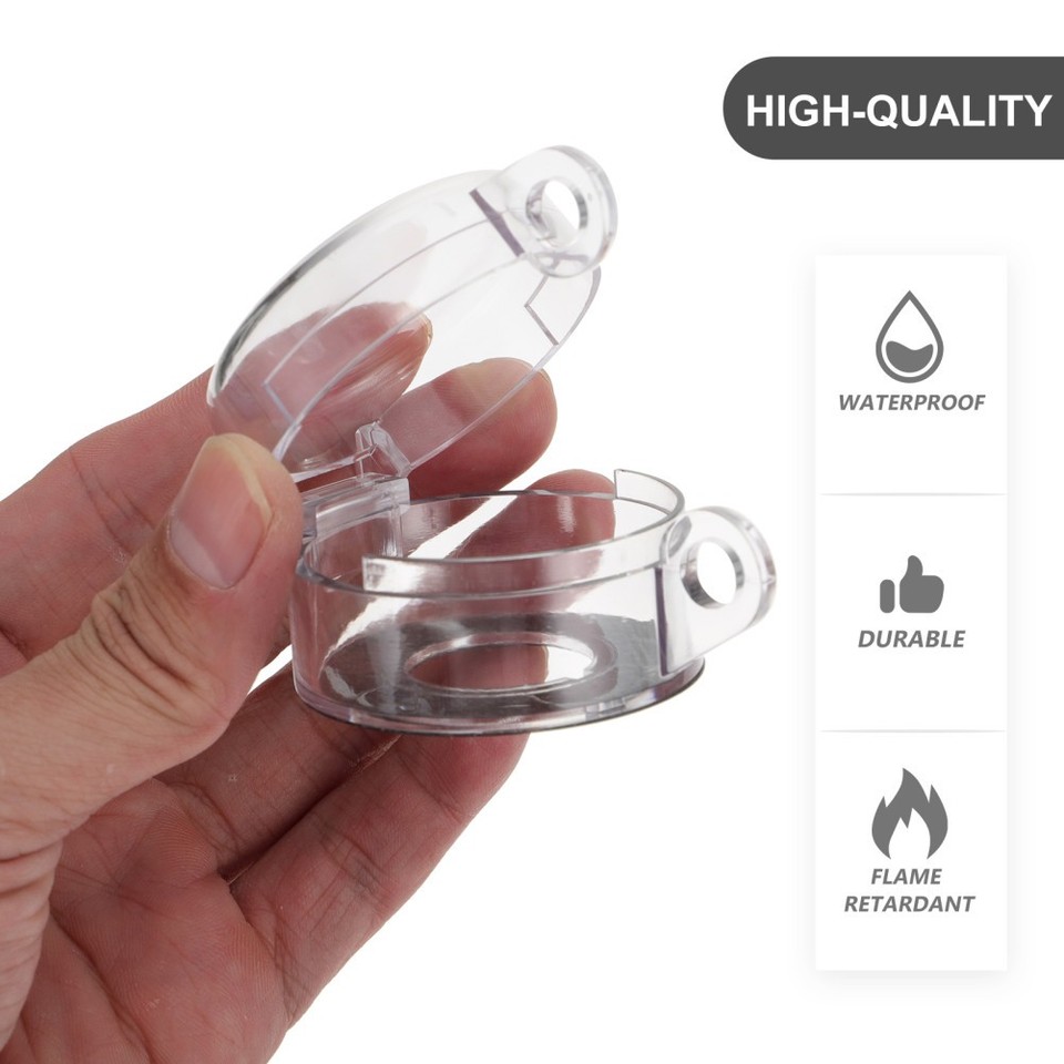 4 Pcs Emergency Button Protectors Shut off Cover Stop Caps Signal ...