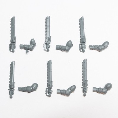 Warhammer 40K Space Wolves Blood Claws Chainsword x 6 [Bits] | eBay