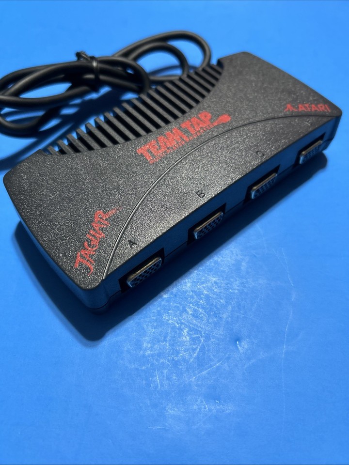 Atari Jaguar team tap CIB Box Team Tap and Manual plus reg card | eBay