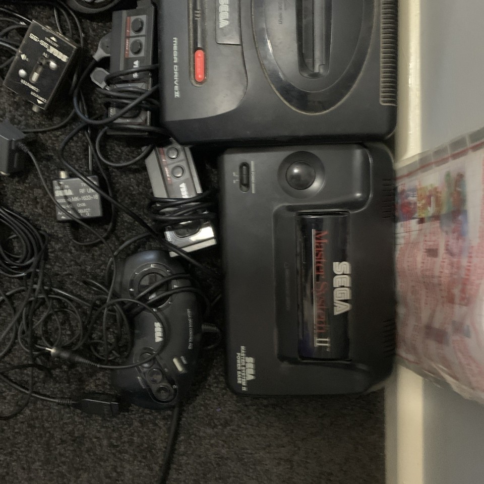 sega mega drive Master System 2 Games Controller Light Phaser Retro ...