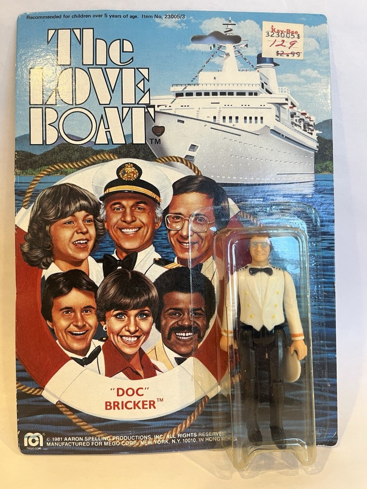 1981 Mego The Love Boat Doc Bricker Action Figure Sealed on Card ...