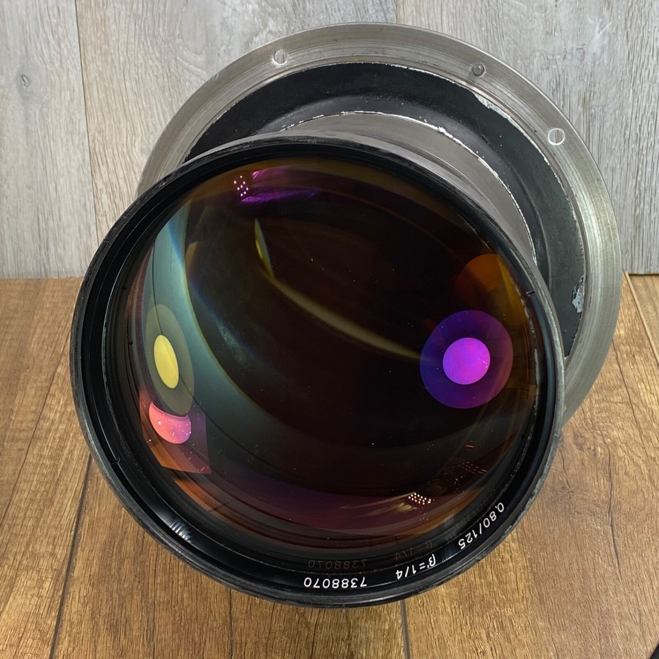 Ultra Rare Lens Carl Zeiss Jena R-Biotar 0.80/125 β1/4 Germany. | eBay