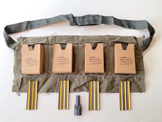 Repack Kit 5.56 .223 Stripper Clips Bandolier Cardboard Inserts Guide ...