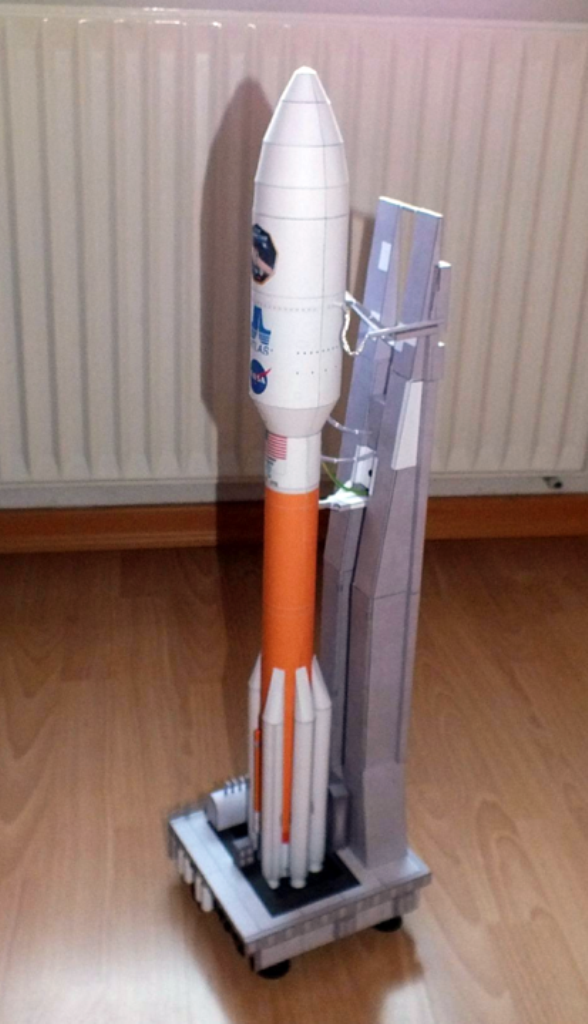 Atlas Paper Model Atlas V – AXM Paper Space Scale Models.com