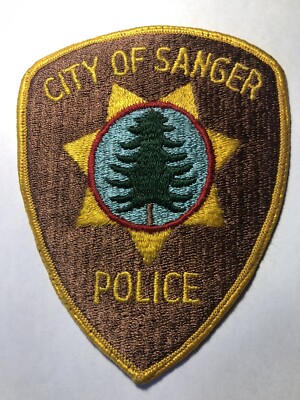 Sanger California Police Patch ~ Obsolete | eBay