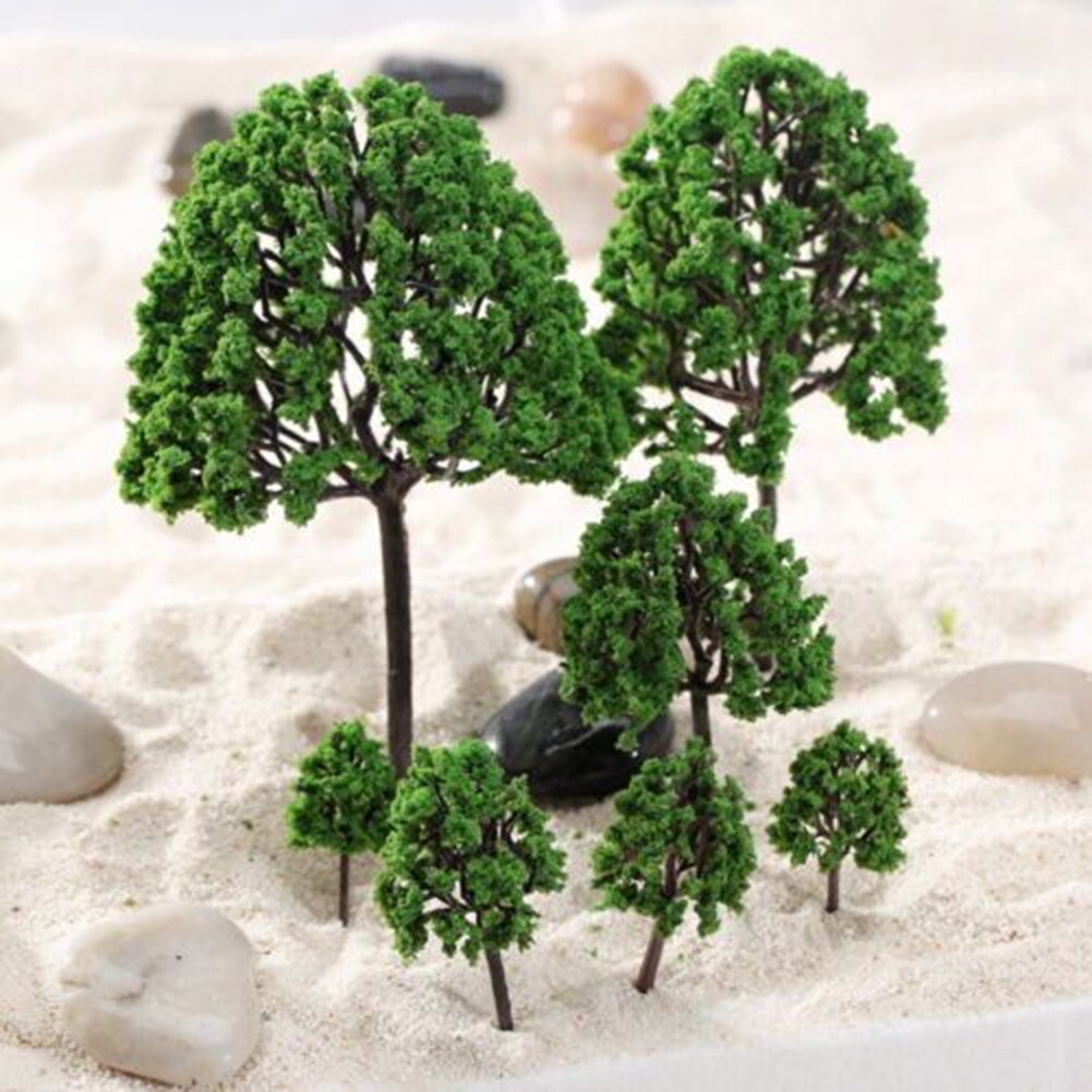 High Quality Plastic Model Trees for Railway Sceneries and Gardens ...