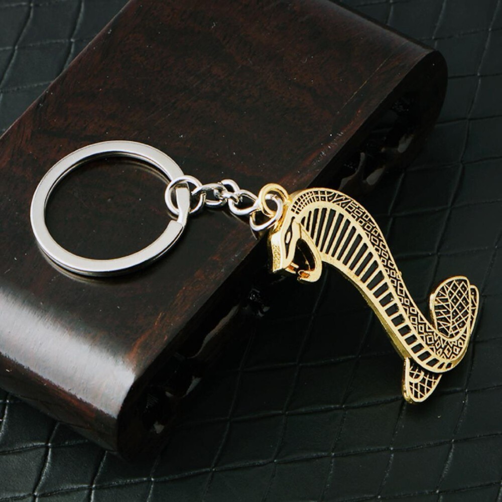 Mustang Cobra Key Chain Fob Remote Ring Keychain 4.6 GT500 Roush Shelby ...