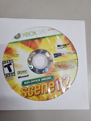 Scene It? Box Office Smash Xbox 360 2008 Disc only Tested | eBay