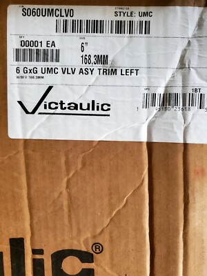 Victaulic UMC UNIVERSAL MANIFOLD CHECK Valve Assembly 6" NEW FREE FAST ...